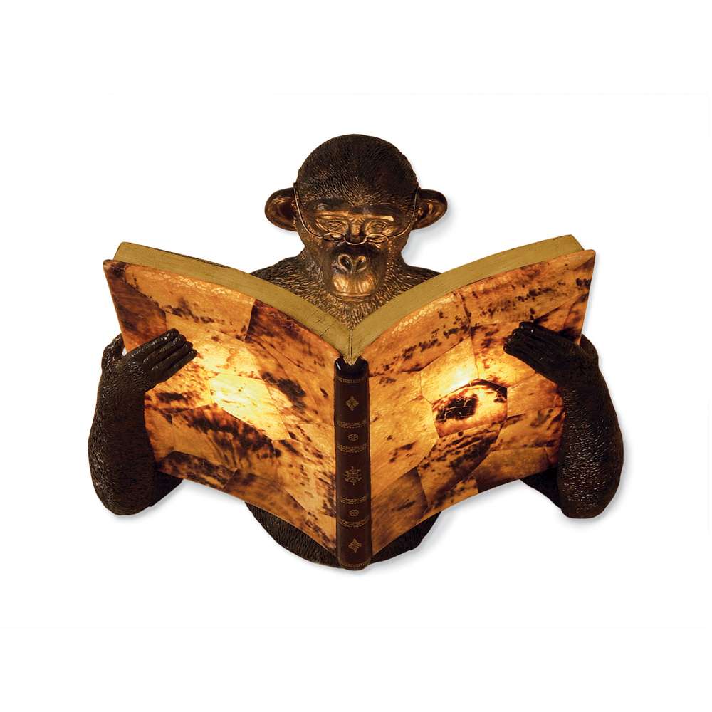 Maitland Smith - Monkey Book Sconce - 8111-19 – AFA Stores