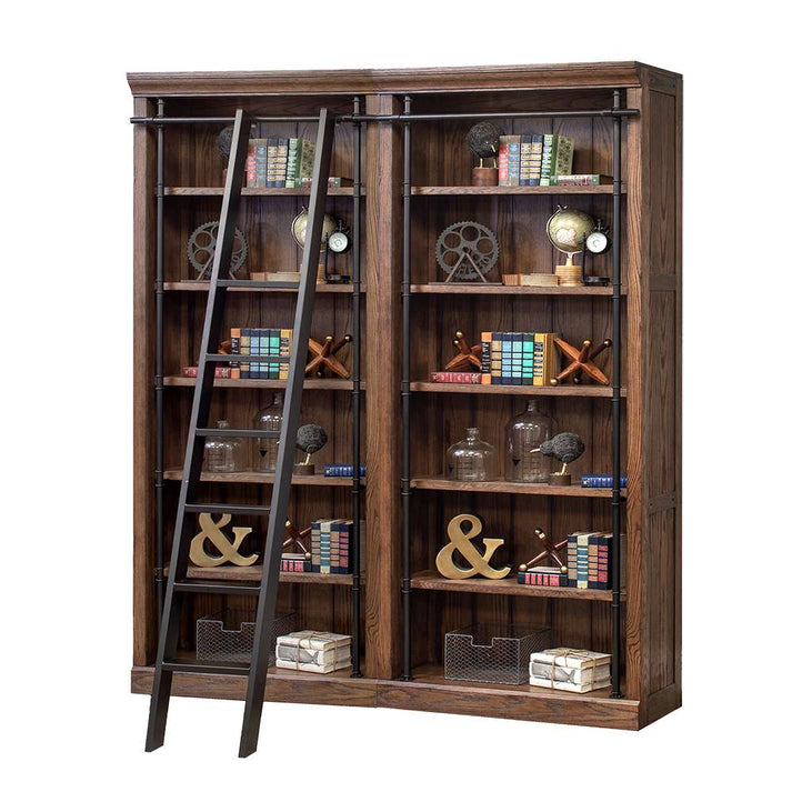 Martin Furniture - Avondale 8' Tall Bookcase Wall With Ladder Set ...
