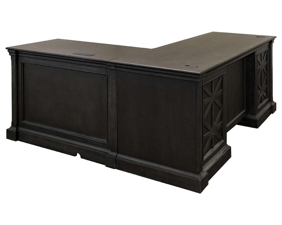 Martin Furniture - Kingston - Traditional Wood L-Desk & Return, Writin ...