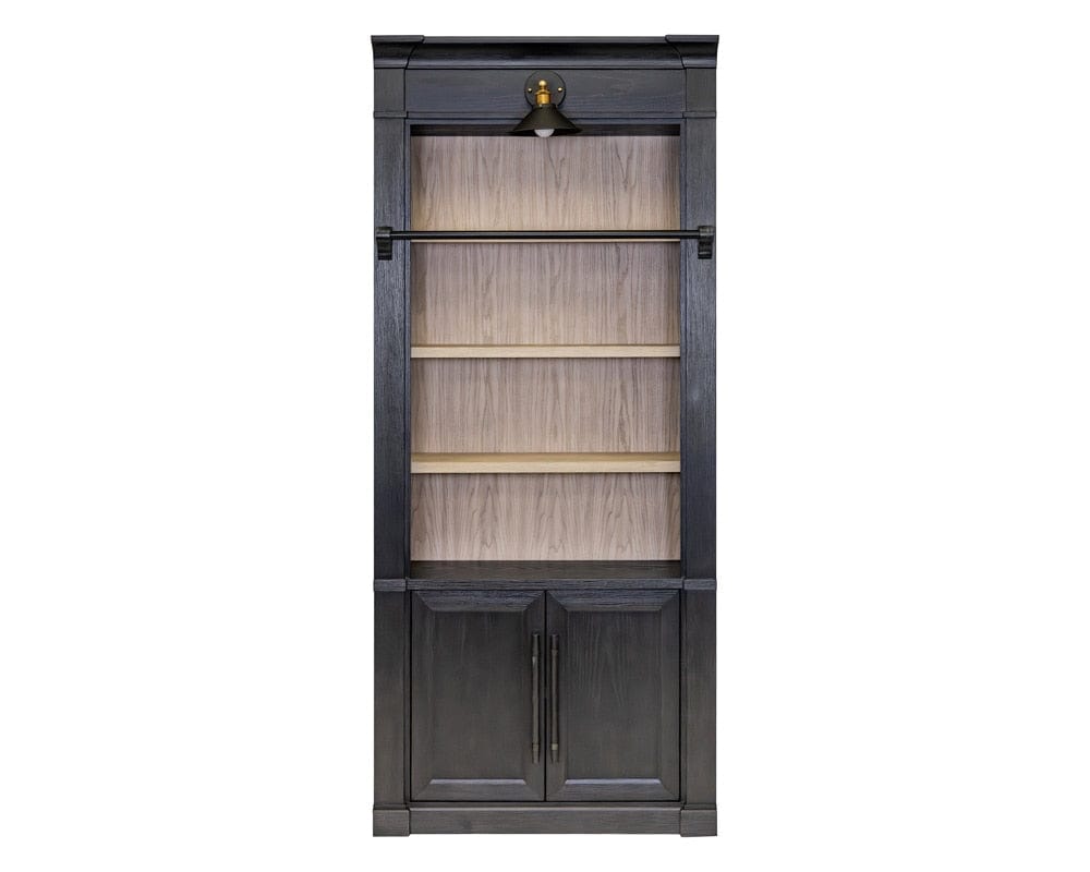 Martin Furniture - Willow Lane - Contemporary 8' Tall Wood Bookcase ...