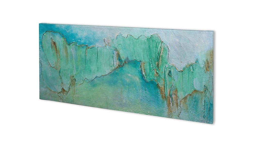 Mercana - Break Through I by Sheila Finch a Hand Embellished Textured ...