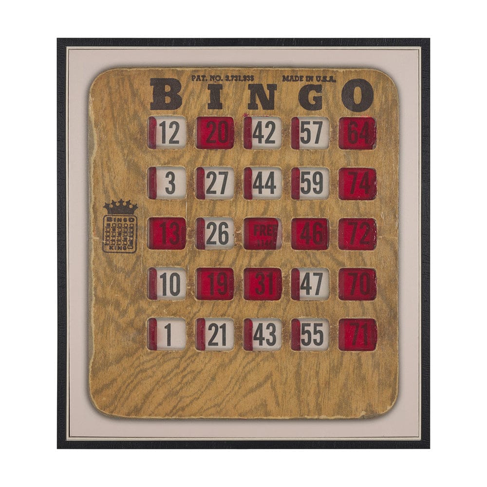 Mercana - Chasing Numbers III Bingo Card by Mercana Studio a Hand Embe ...