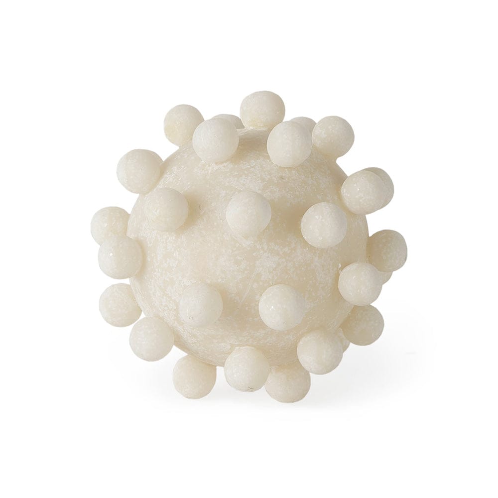 Mercana - Malo 4.7L x 4.7W x 4.7H Cream Resin Small Sphere Decorative ...