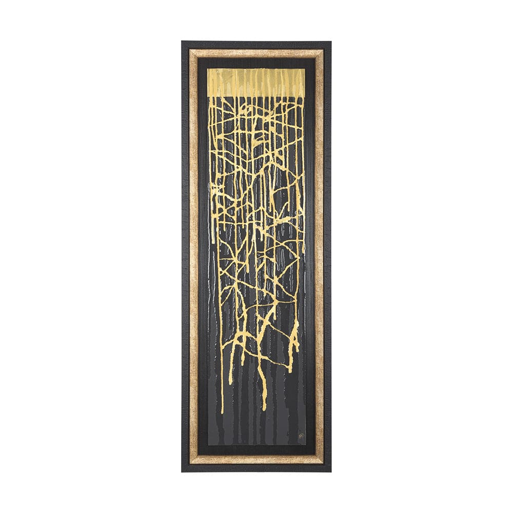 Mercana - Midas Touch I by Barbara Fleming a Hand Embelished Textured ...