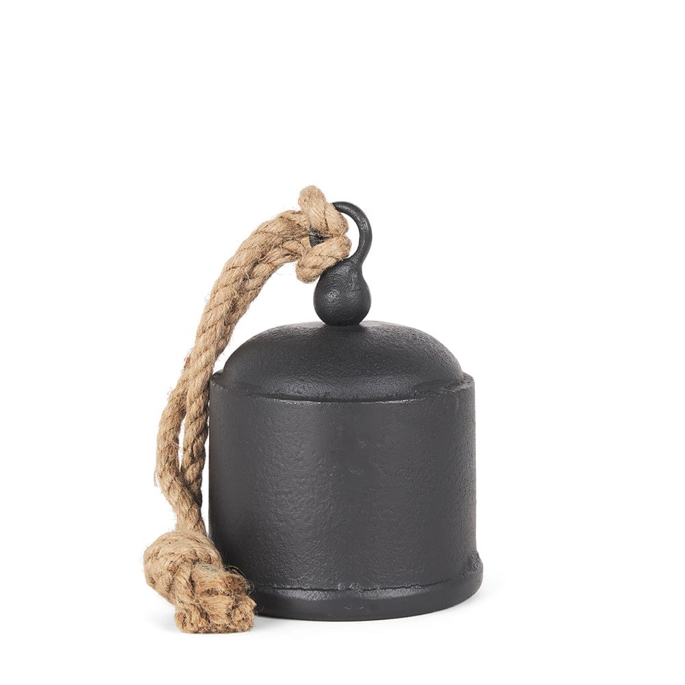 Mercana - Quincy Medium Matte Black Metal Decorative Bell Object - 706 ...