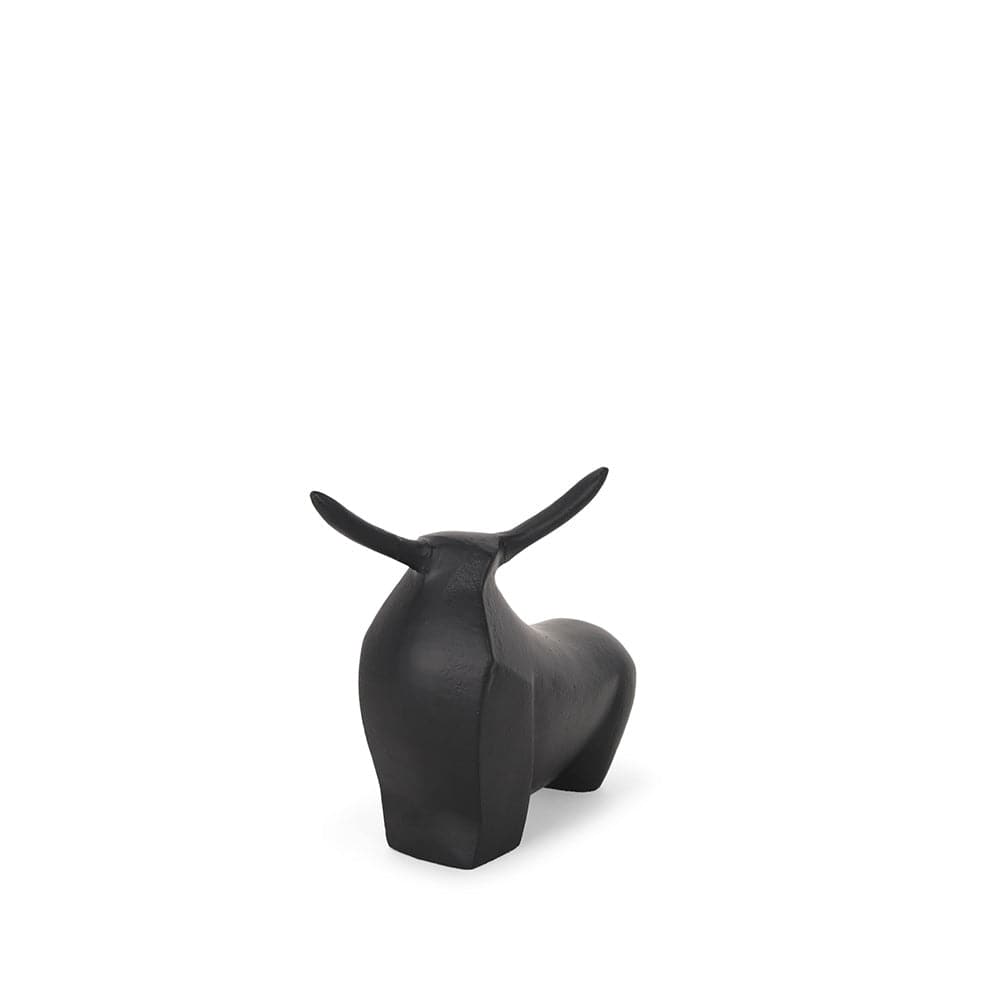 Mercana - Radu Small Matte Black Metal Bull Decorative Object - 70719 ...