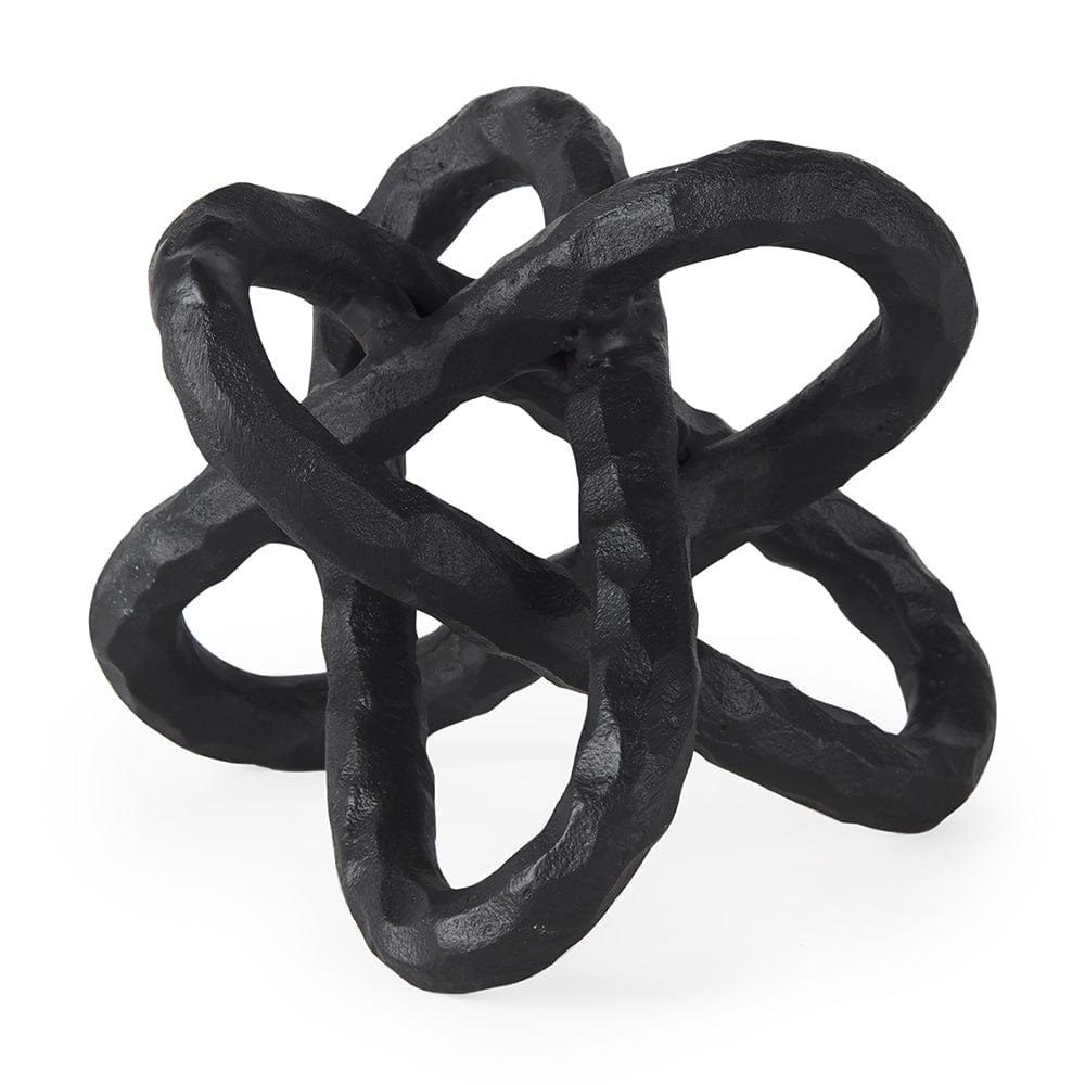 Mercana - Wilhelm I Small 7L x 7W Black Metal Link Decor Object - 6781 ...