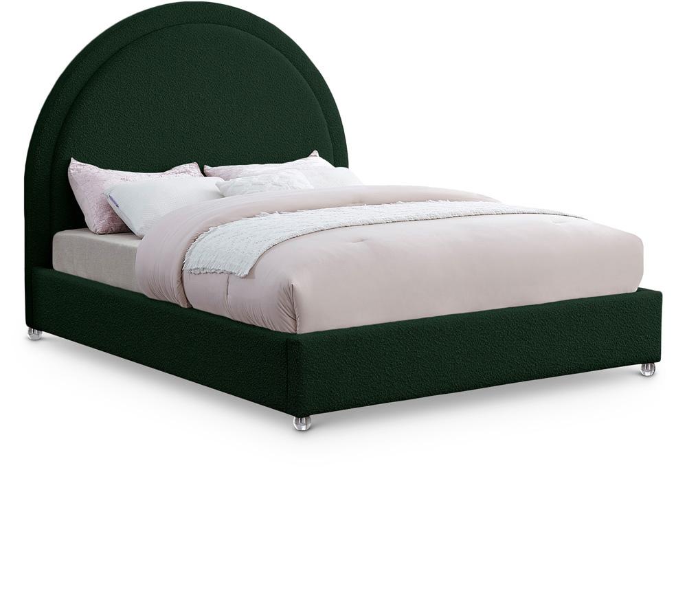 Meridian Furniture - Milo Green Fabric Full Bed - MiloGreen-F – AFA Stores