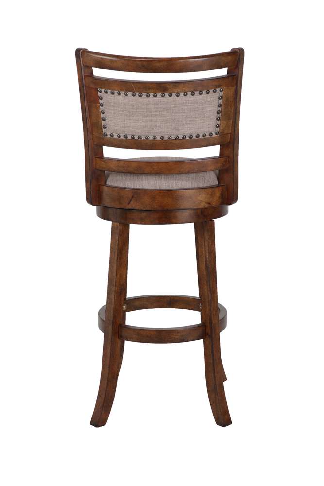New Classic Furniture - Aberdeen 29" Bar Stool-Dk Brown With Fabric ...