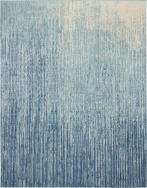 Nourison - Passion Area Rug - 9' x 12' Navy/Light Blue - PSN09 ...