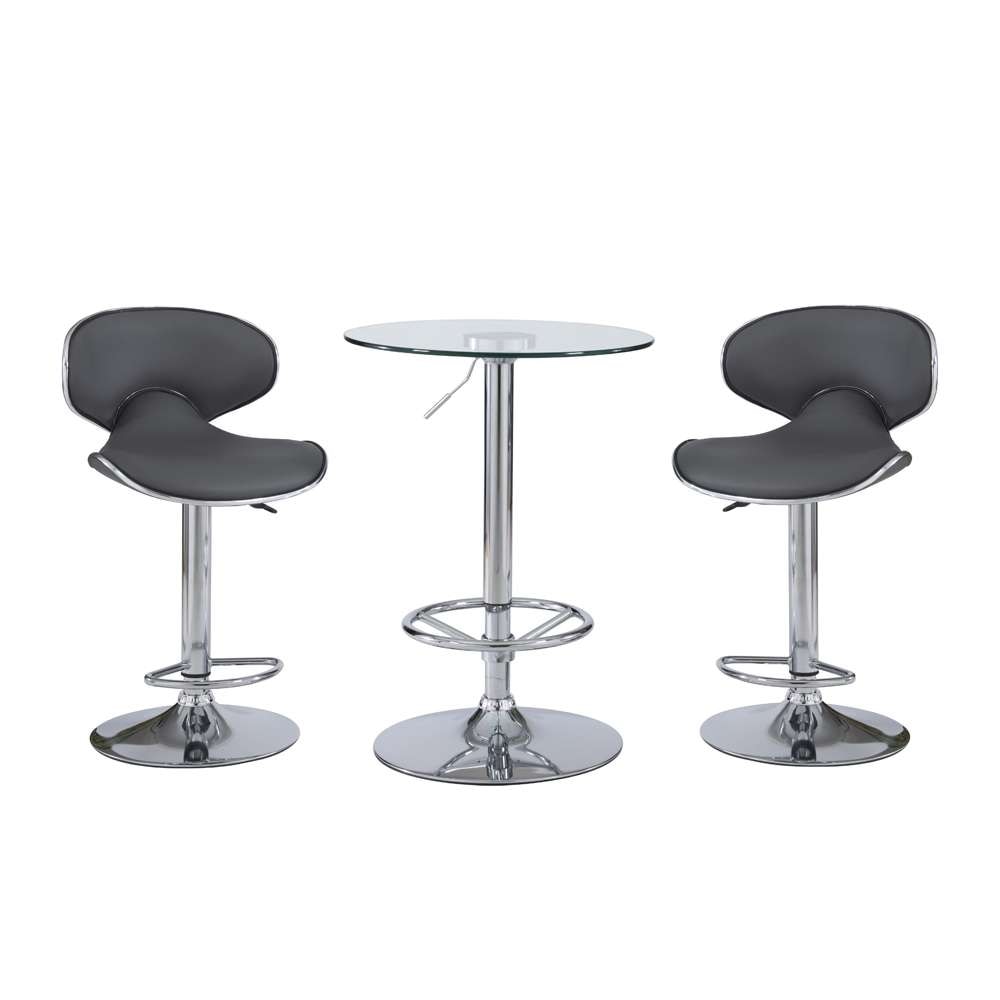 Powell Company - Jenna Adjustable 3PC Pub Set Grey - D1453B21PC3G – AFA ...