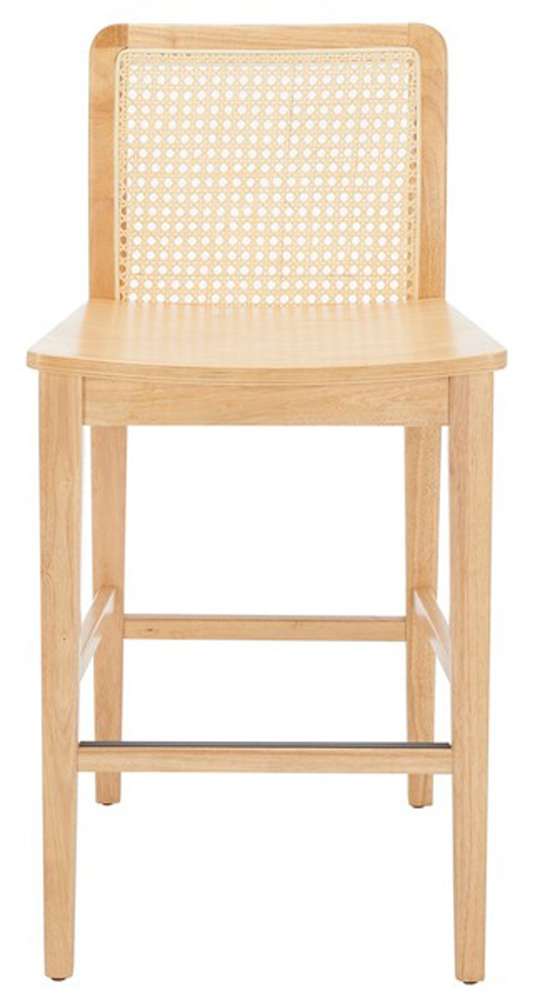 Safavieh - Benicio Rattan Counter Stool - Natural (Set of 2) - BST1506 ...