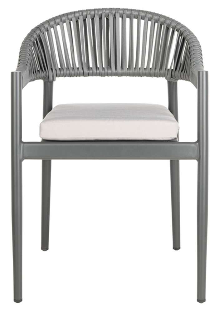 Safavieh - Greer Rope Chair - Grey (Set of 2) - PAT4023A-SET2 – AFA Stores