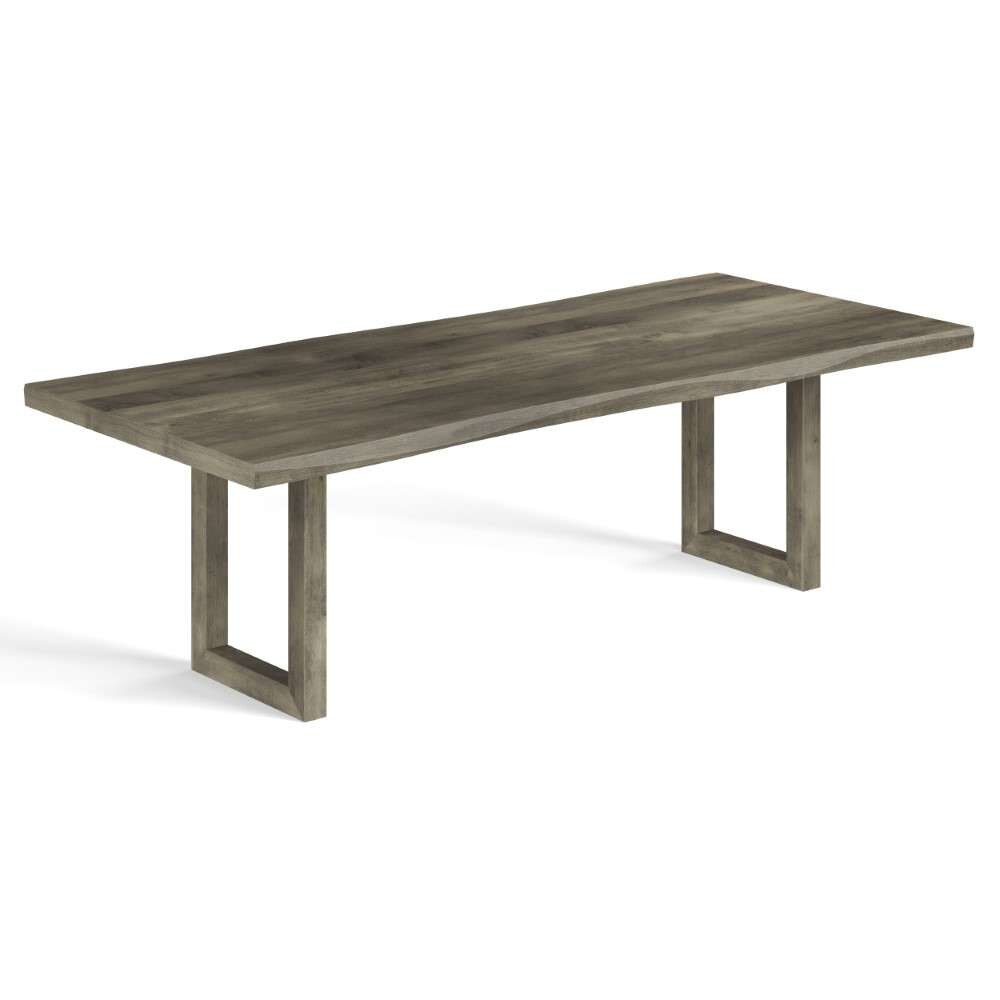Saloom Furniture - Emerson Wave Edge Dining Table 42 x 80 x 29 in Nant ...