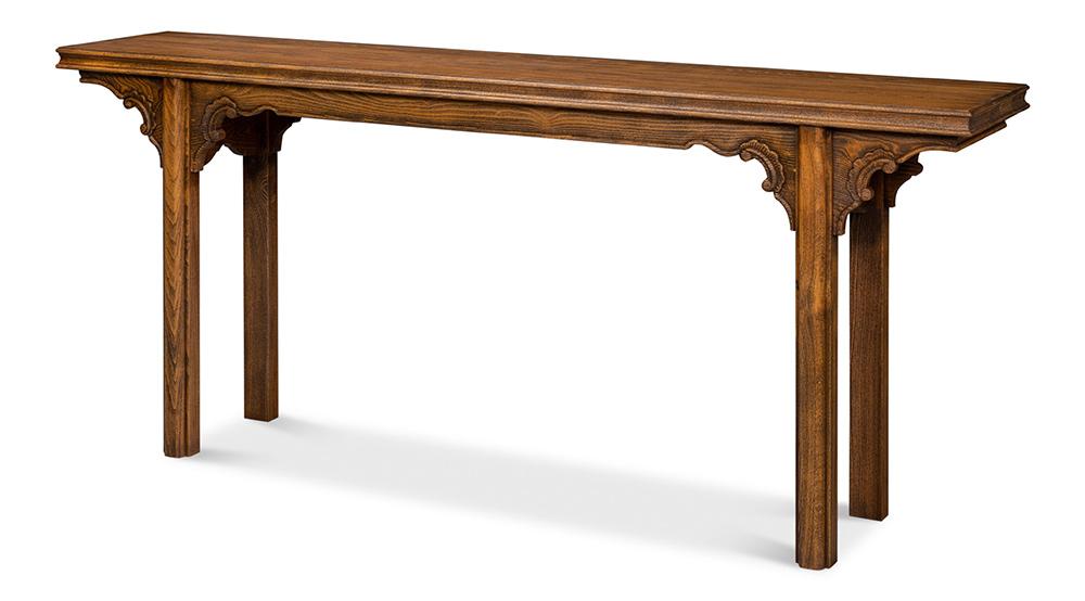 Sarreid Ltd - Equestrian Console Table - Brown - 53722-J – AFA Stores