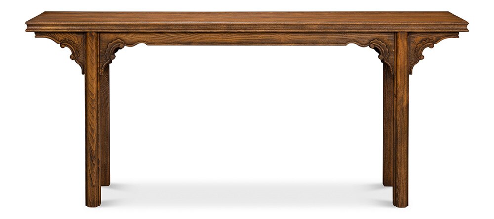 Sarreid Ltd - Equestrian Console Table - Brown - 53722-J – AFA Stores