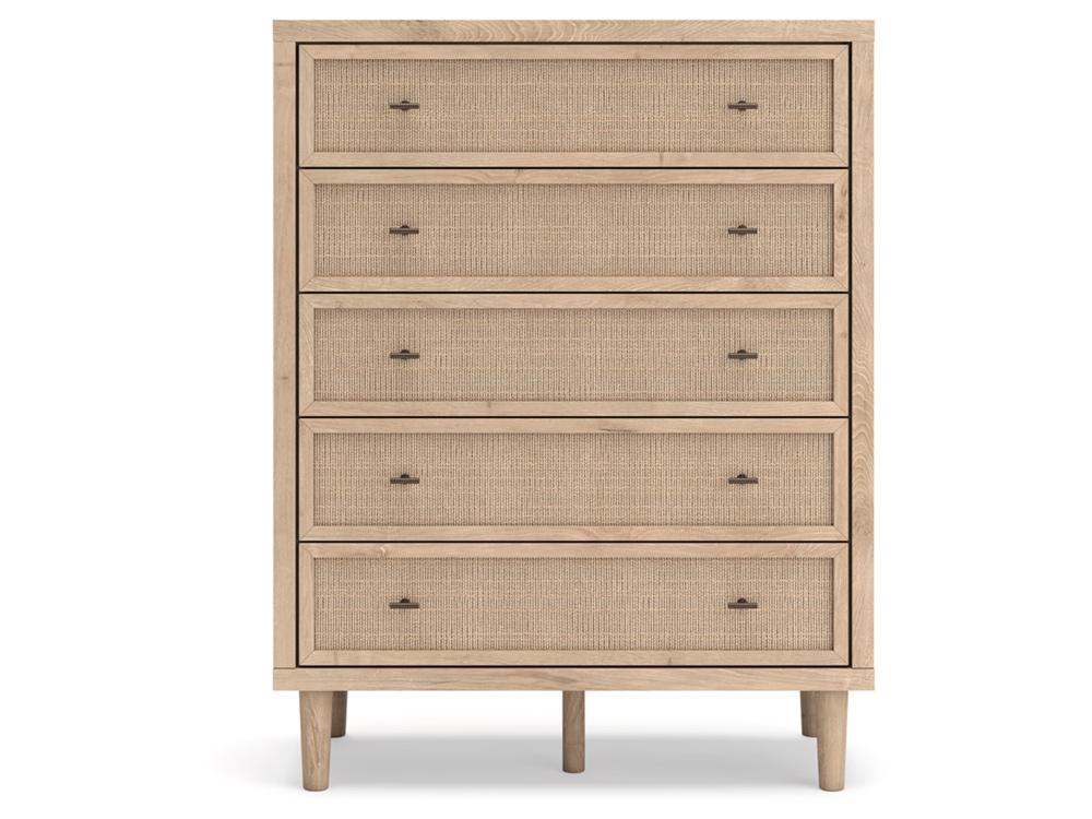 Signature Design by Ashley - Cielden Five Drawer Chest in Tan - B1199 ...