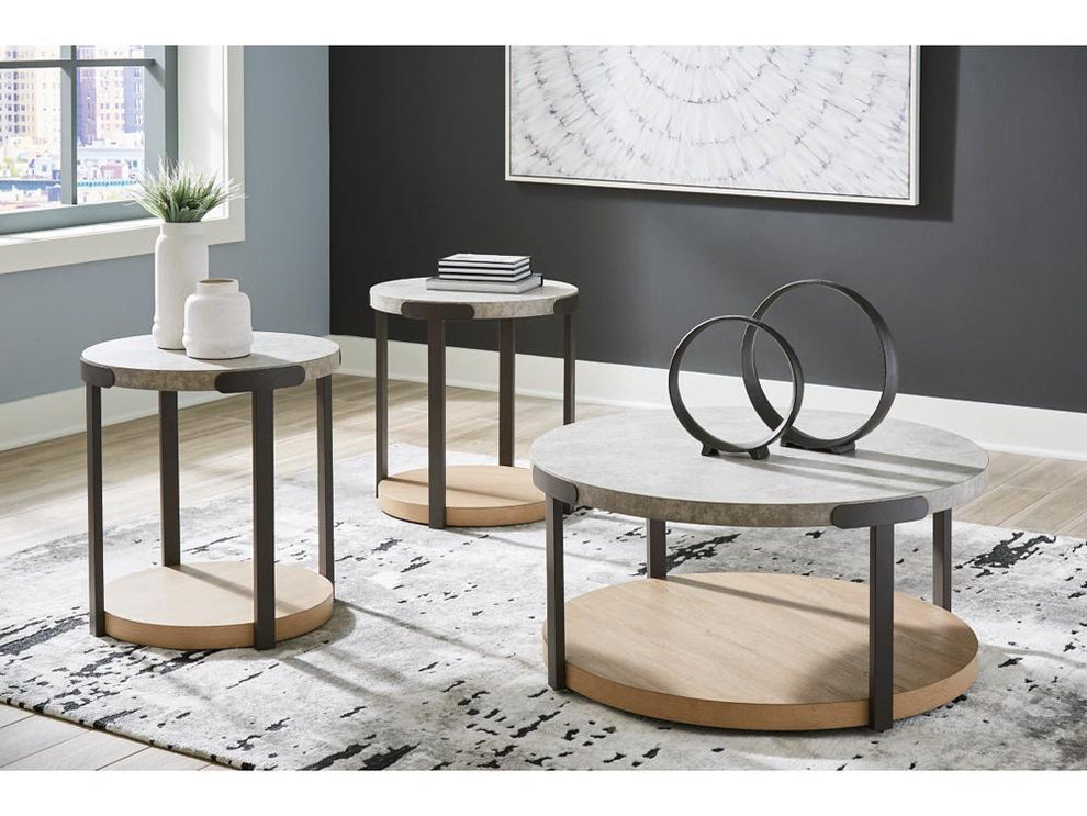 Signature Design by Ashley - Darthurst Occasional Table Set (Set of 3 ...