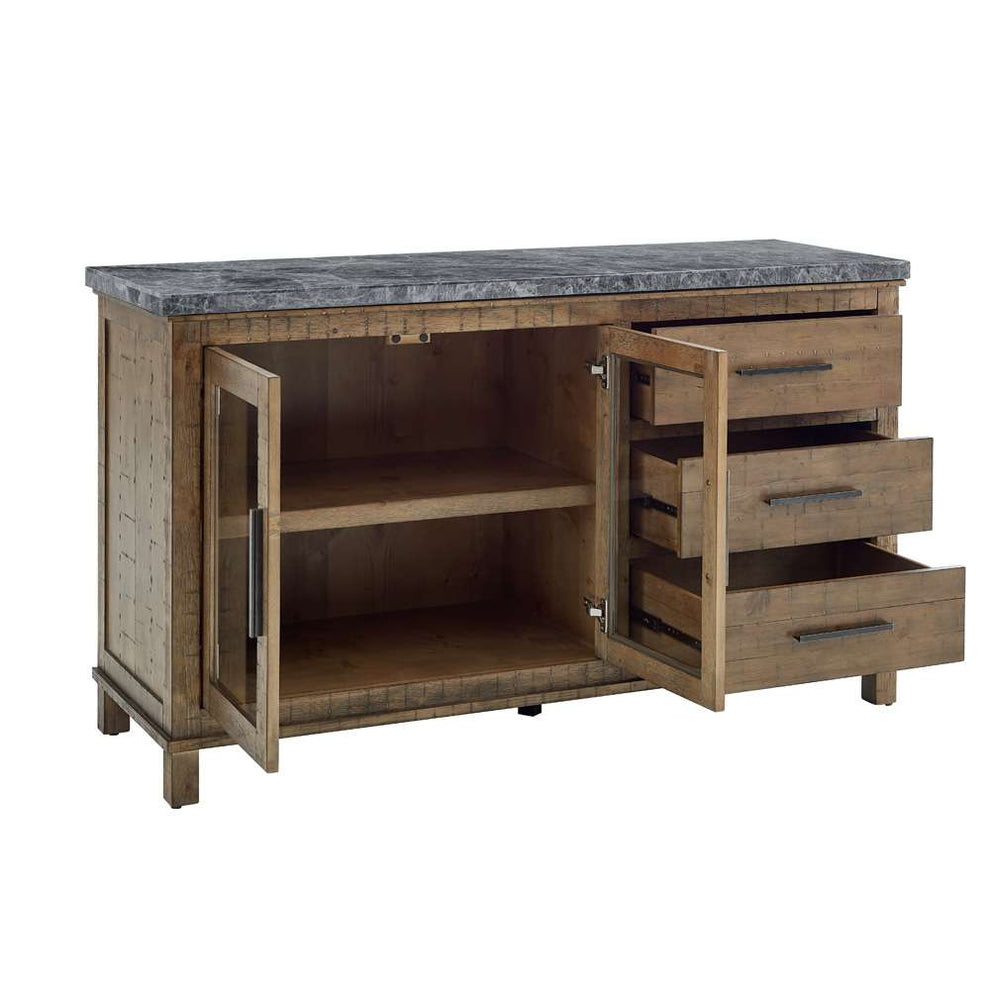 Steve Silver - Grayson Gray Marble Server - GS600GSV – AFA Stores