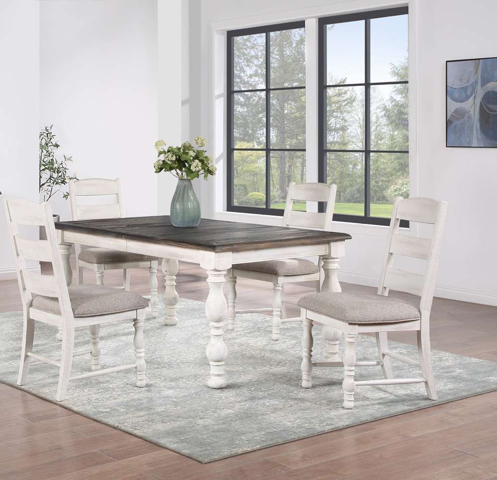 Steve Silver - Heston 5pc Dining Set - HN700-D5PC – AFA Stores