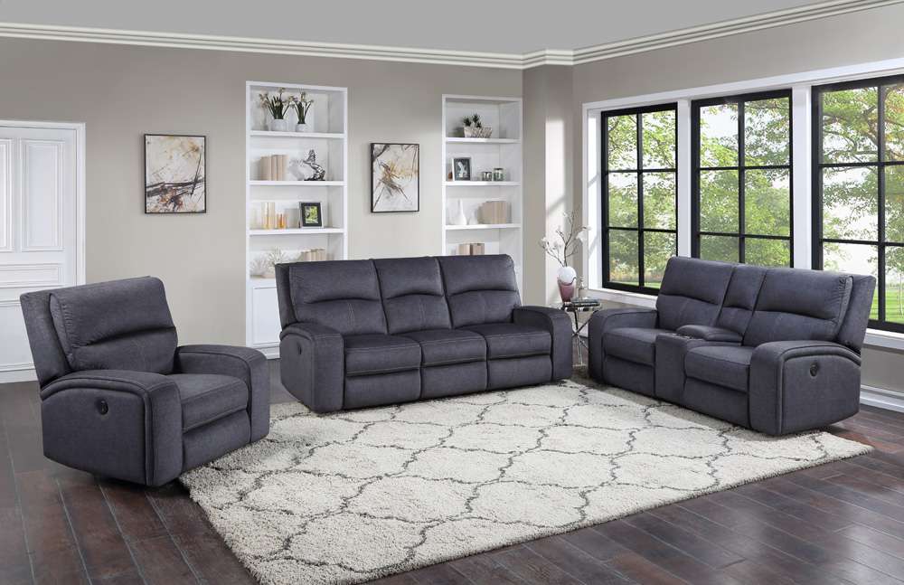 Steve Silver - Lovell 3 PC Power Reclining Set - LO51683PC – AFA Stores