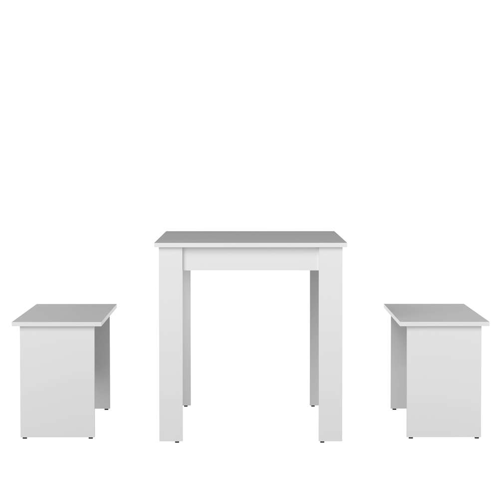 TEMAHOME - Nice Dining Table with Benches in White - E2281A2121X00 ...