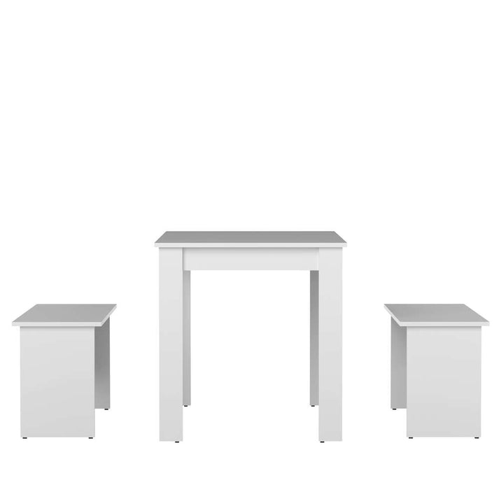 TEMAHOME - Nice Dining Table with Benches in White - E2281A2121X00 ...
