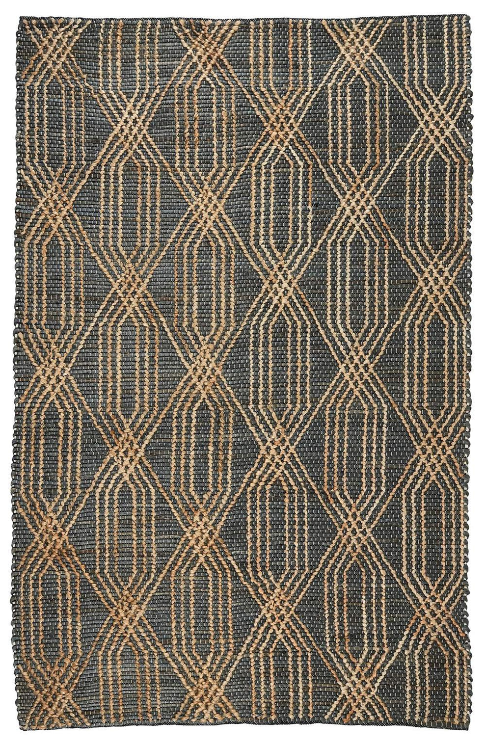 Villa by Classic Home - Tustin Jute Blend Area Rug - 9W - Charcoal, Na ...