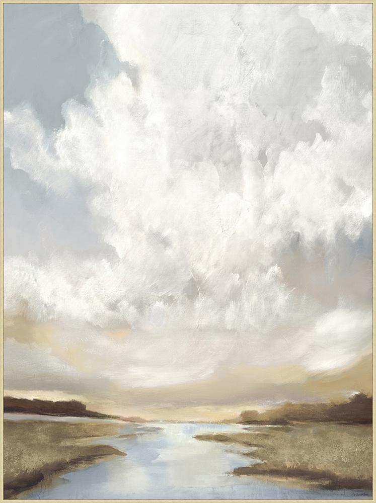 Wendover Art Group - Waiting for the Sun, Floater Frame - Gray Driftwo ...