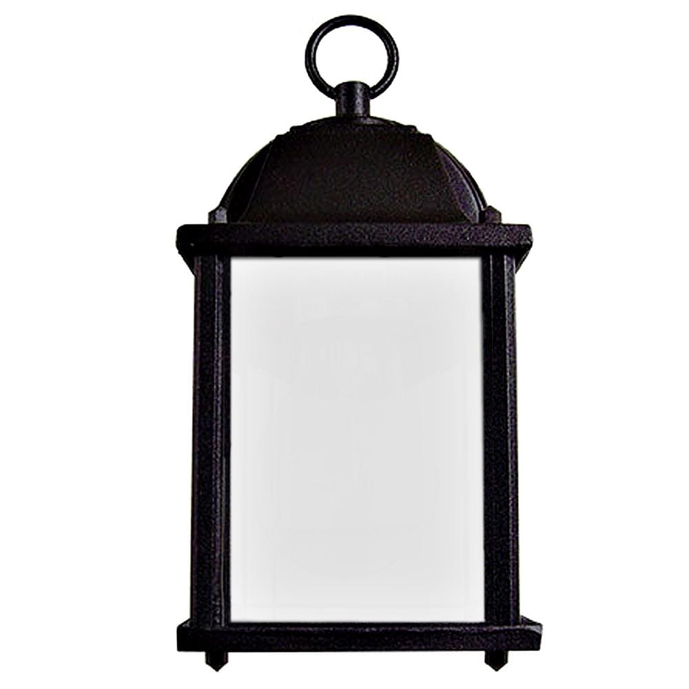 Yosemite Home Decor - Tara 1 Light Exterior Lighting Wall Mount in Bla ...